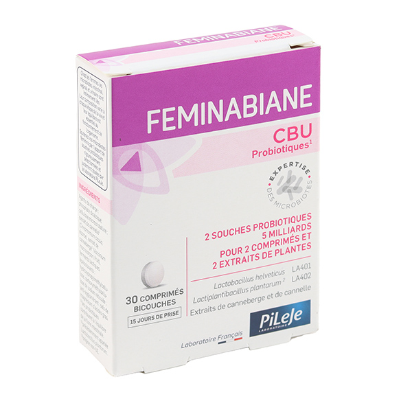 Pileje Feminabiane CBU comprimés - Infection urinaire - Cranberry