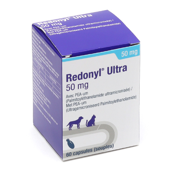 Redonyl Ultra 50 mg capsule PEA - Biotine - Dermatose chien et chat